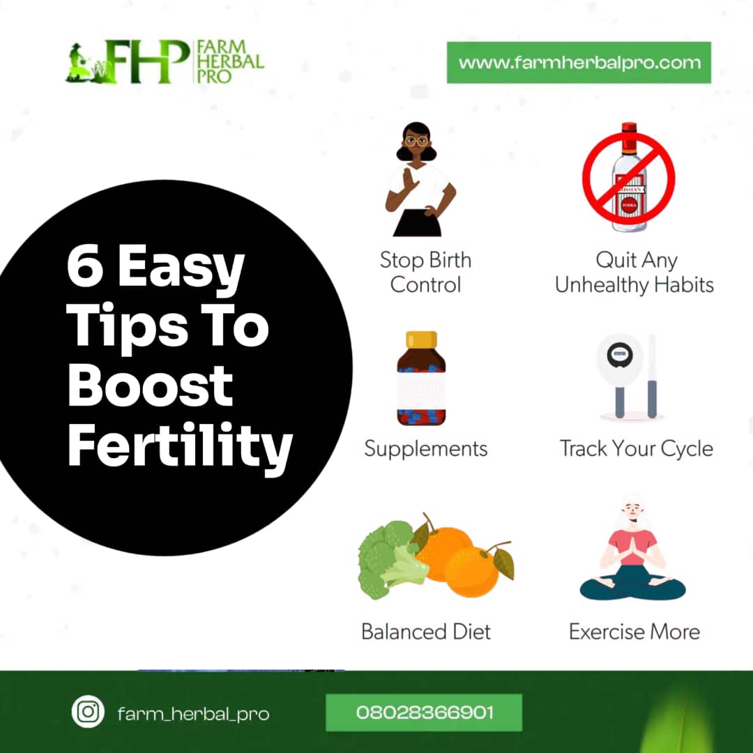 6 Easy Tips To Boost Fertility - Farm Herbal Pro
